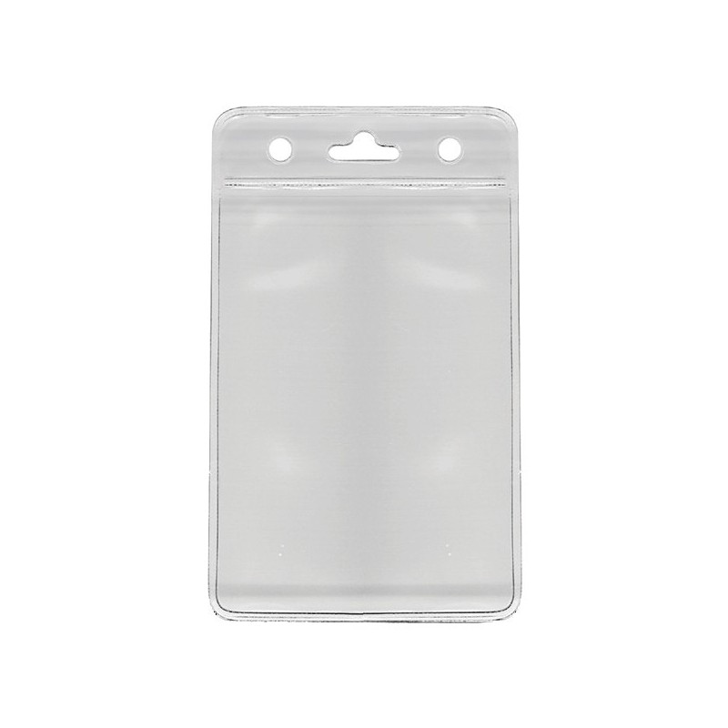 Porte Badge Souple Bandeau TRANSP.PERF.ROND/OBLONG